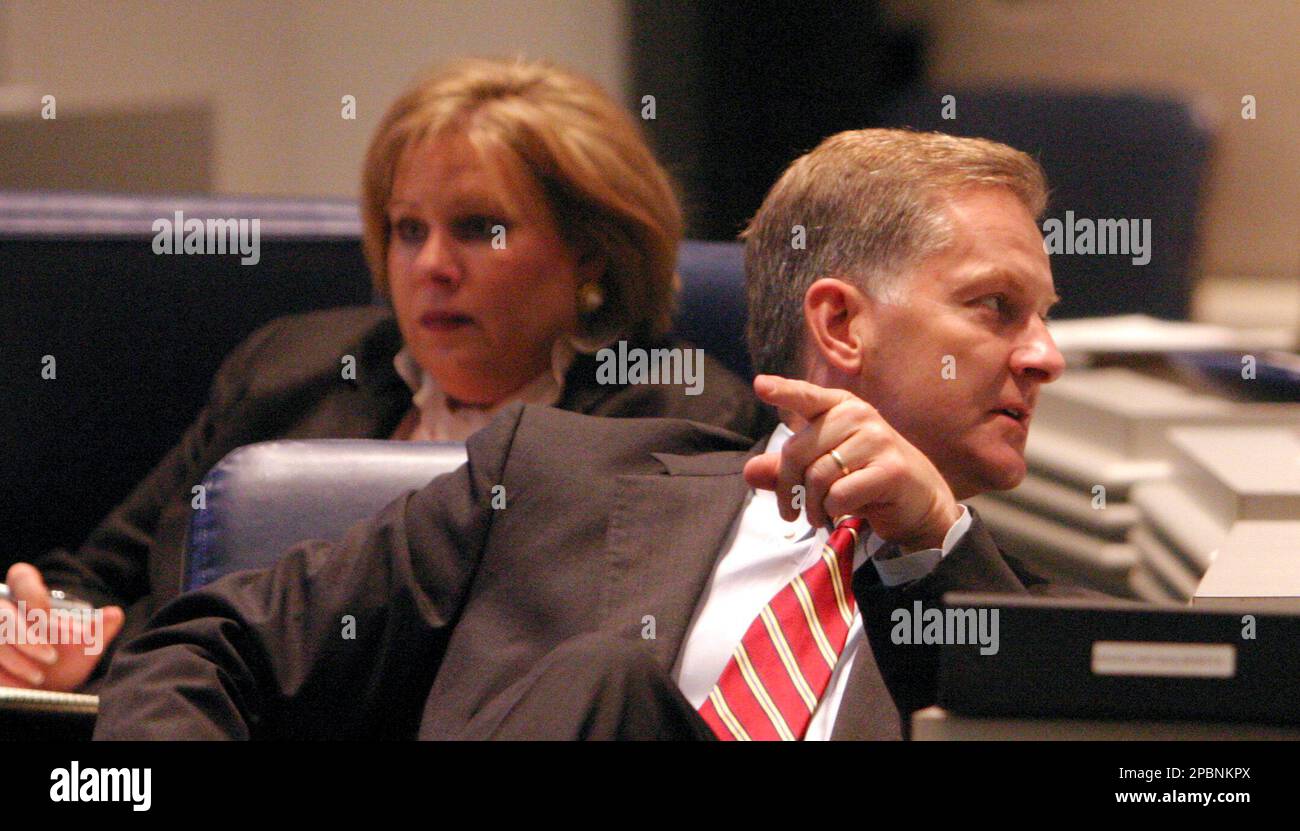 Ben Brooks, R-Mobile, talks to a fellow senator during a routine day at ...