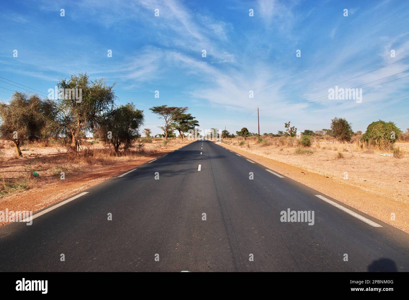 The road to Dakar, Senegal, West Africa Stock Photo - Alamy