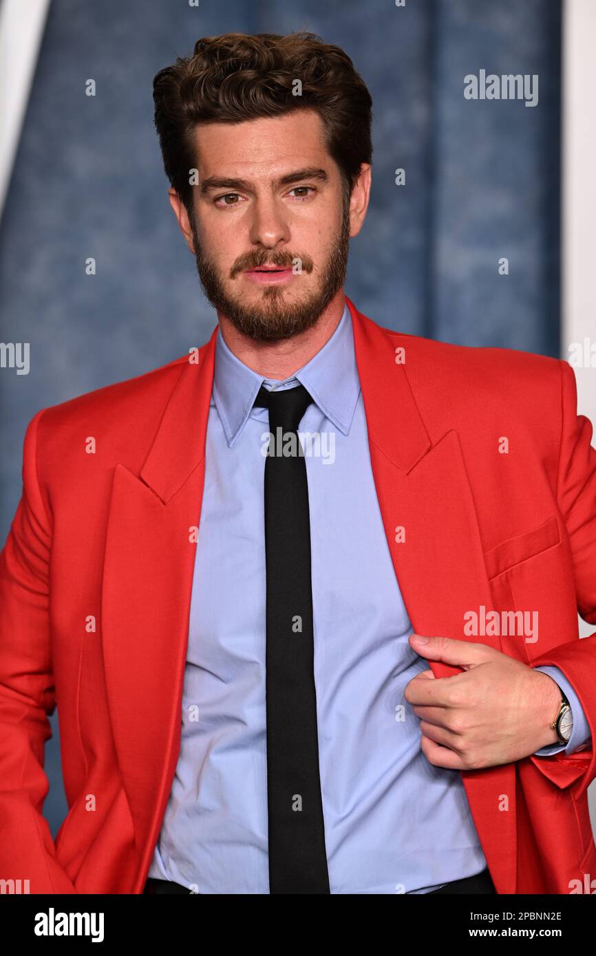 Andrew Garfield attending the Vanity Fair Oscar Party held at the ...