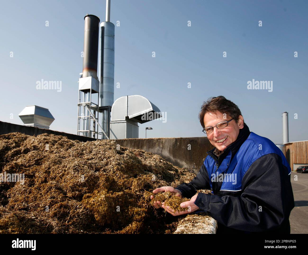 Eckhard Fangmeier, Sprecher und Vorstand des Bioenergiedorfes Juehnde ...