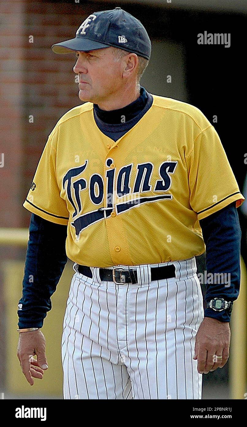 Central Alabama Community College baseball coach Don Ingram is shown ...