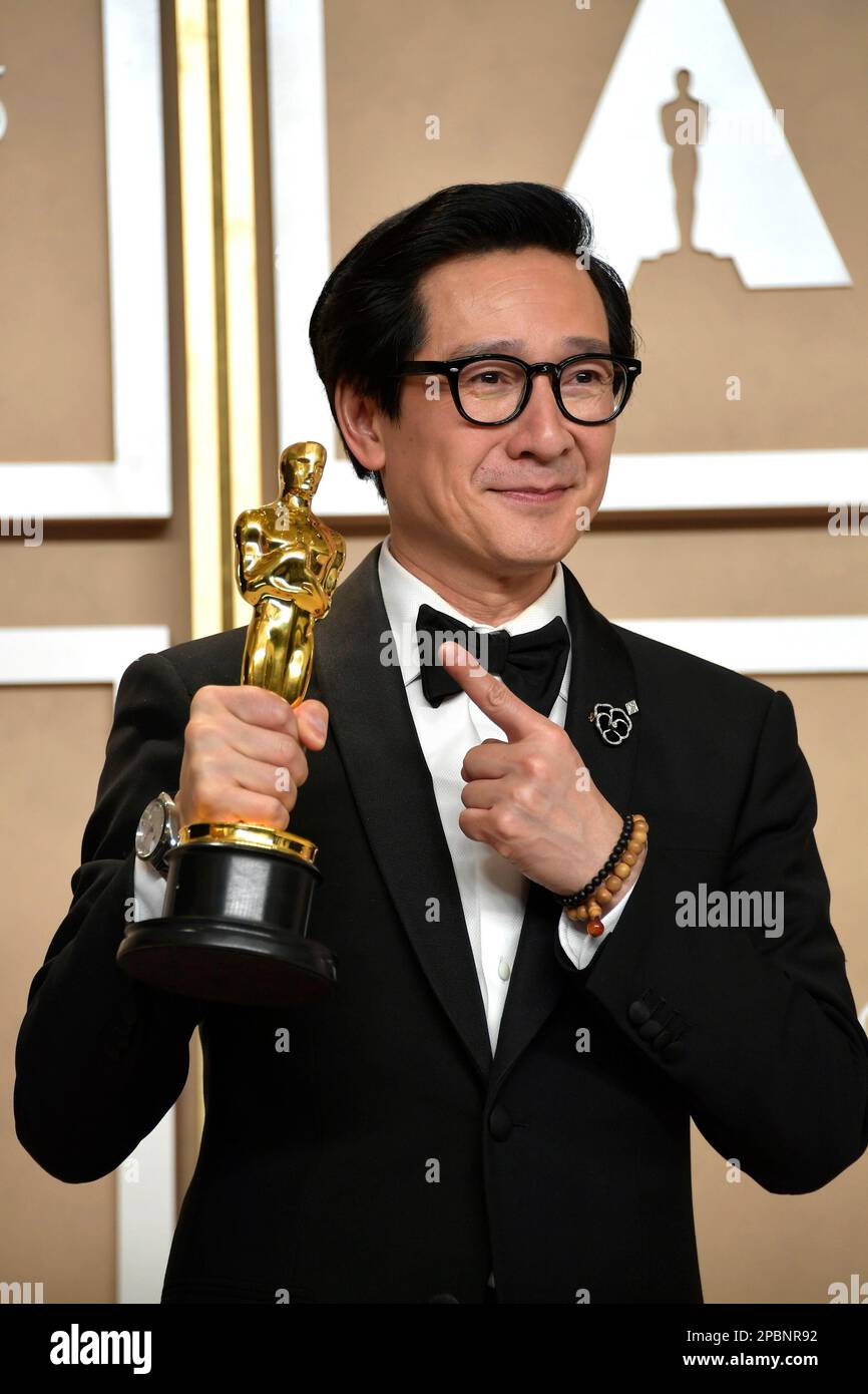 Los Angeles, Ca. 12th Mar, 2023. Ke Huy Quan in the press room at the ...