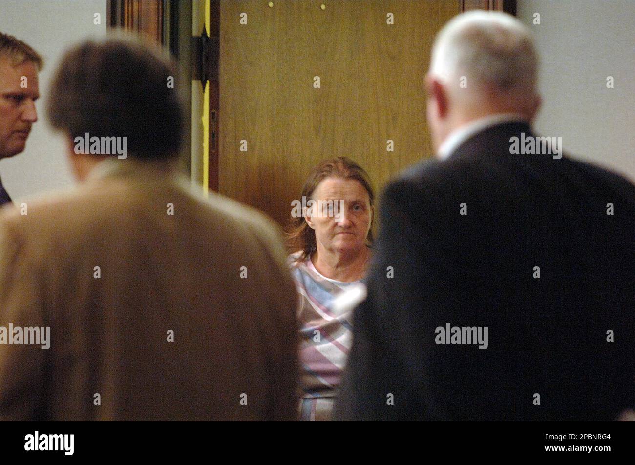 Peggy Edenfield enters the courtroom for her arraignment in Glynn ...
