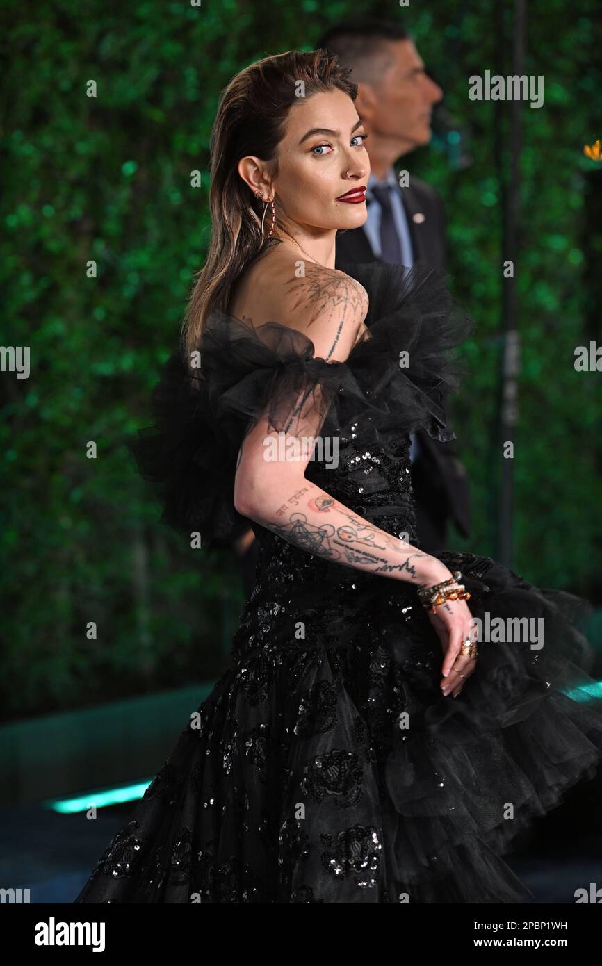 Paris Jackson attending the Vanity Fair Oscar Party held at the Wallis ...