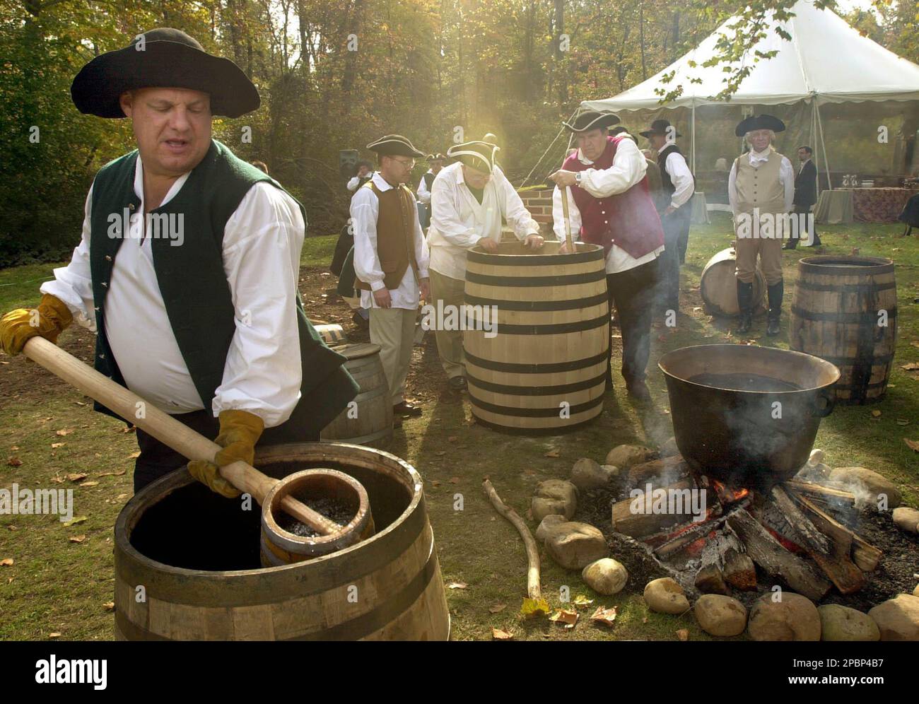 **FILE** David Pickerell, master distiller for Maker's Mark, carries ...
