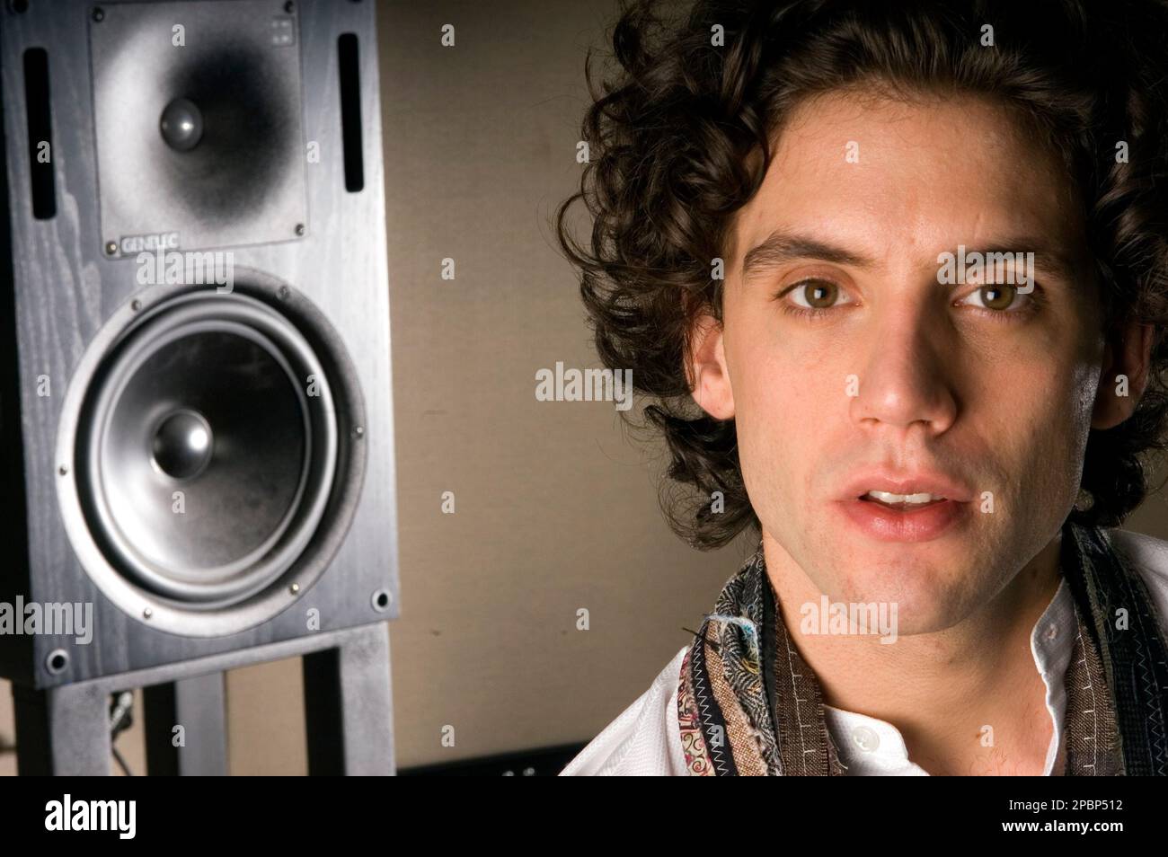 Singer Mika is photographed at Sirius Radio in New York, Feb. 16, 2007 ...