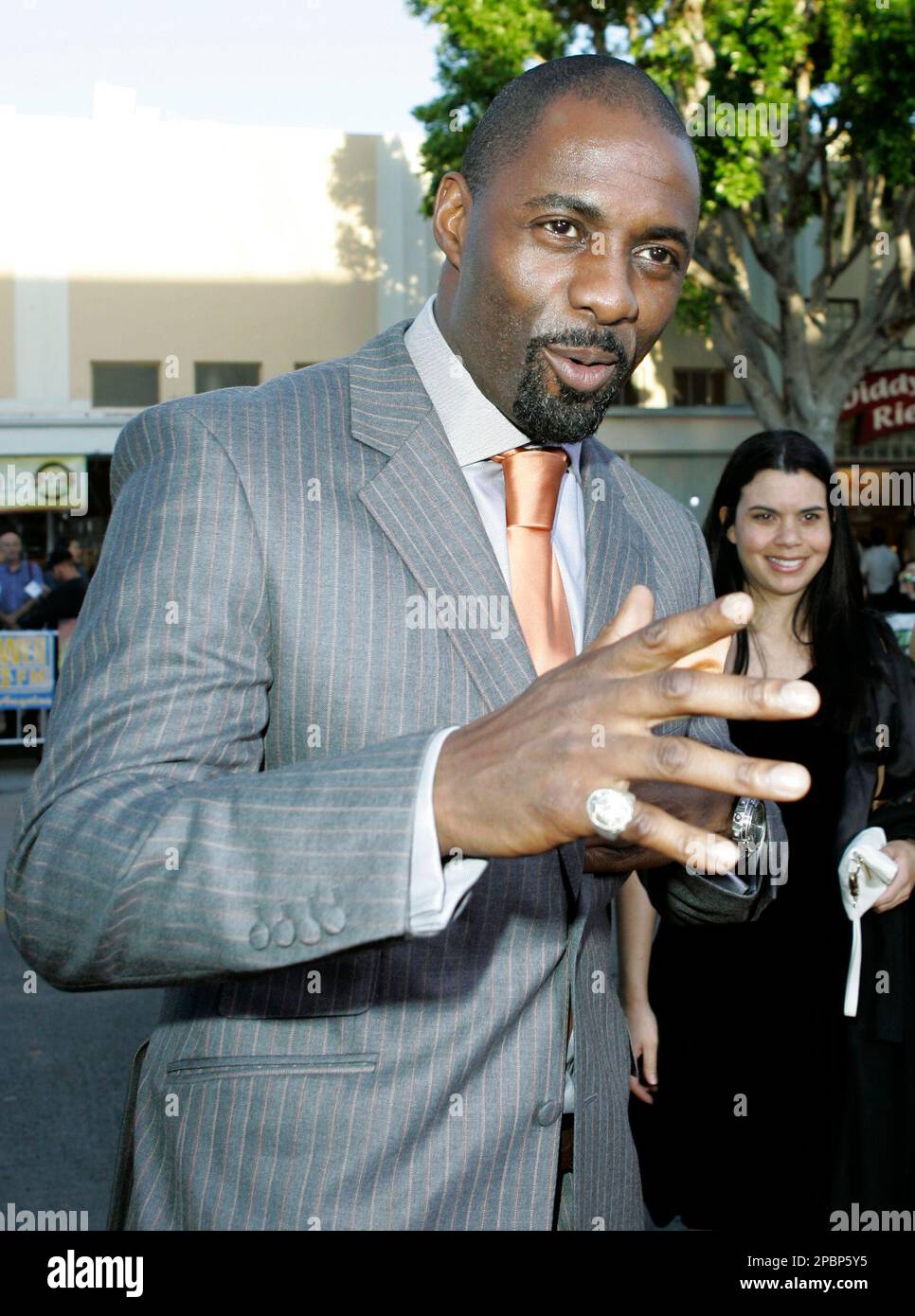 English actor Idris Elba, cast member of the new horror film "The ...