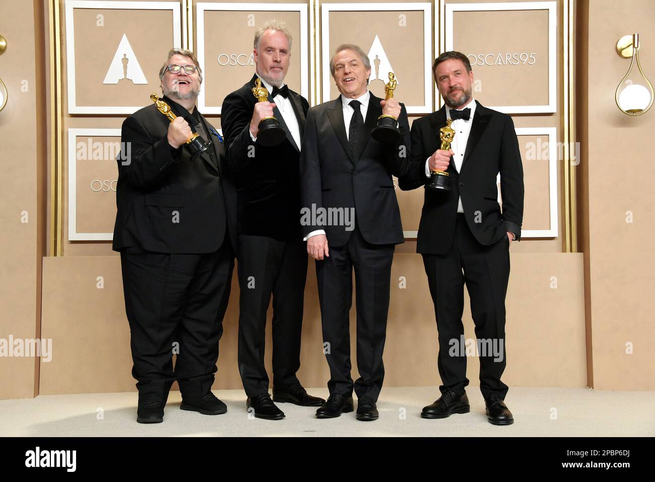 Los Angeles, Ca. 12th Mar, 2023. Guillermo del Toro, Mark Gustafson ...