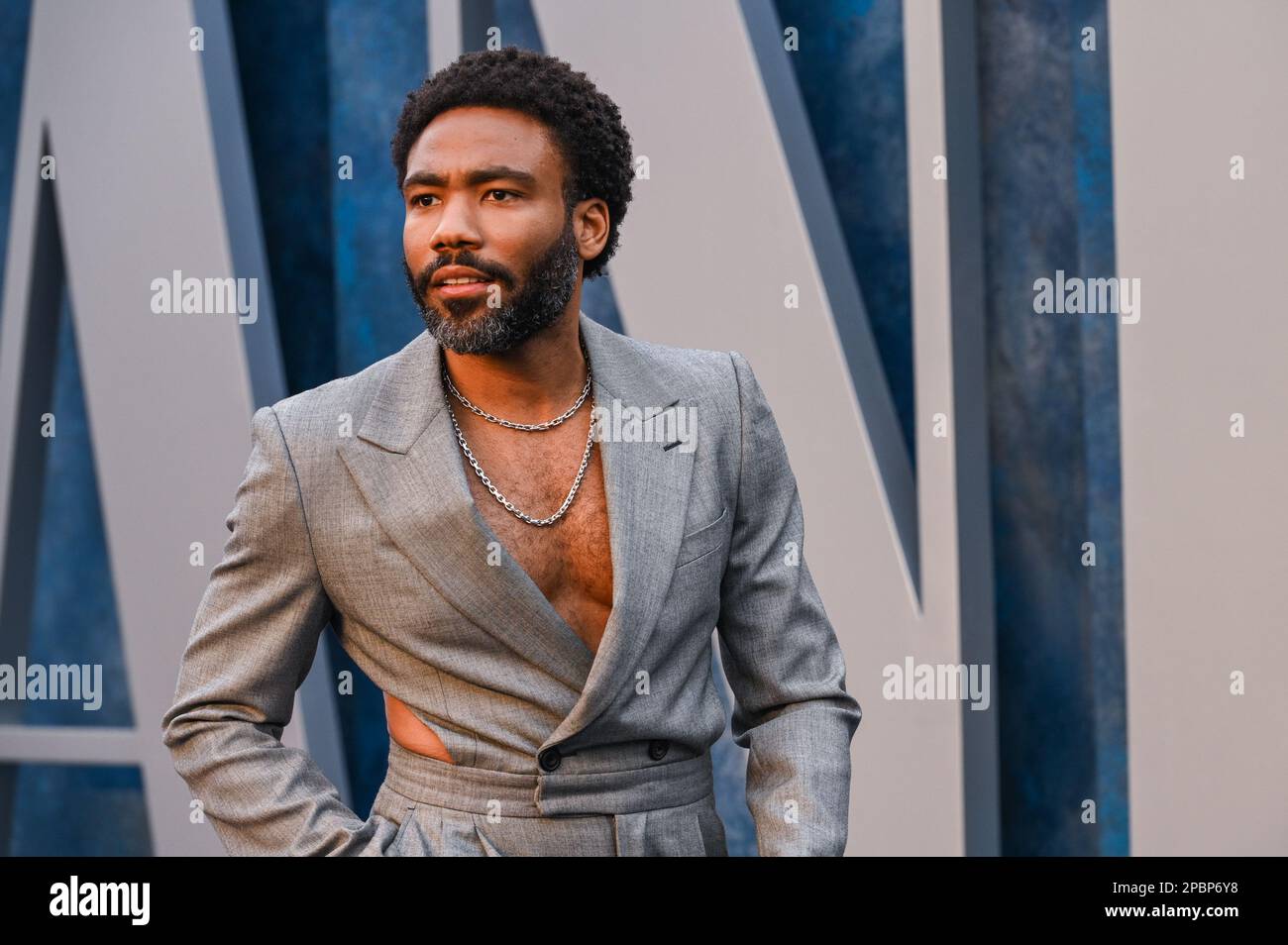 Beverly Hills, USA. 12th Mar, 2023. Donald Glover walking on the red ...
