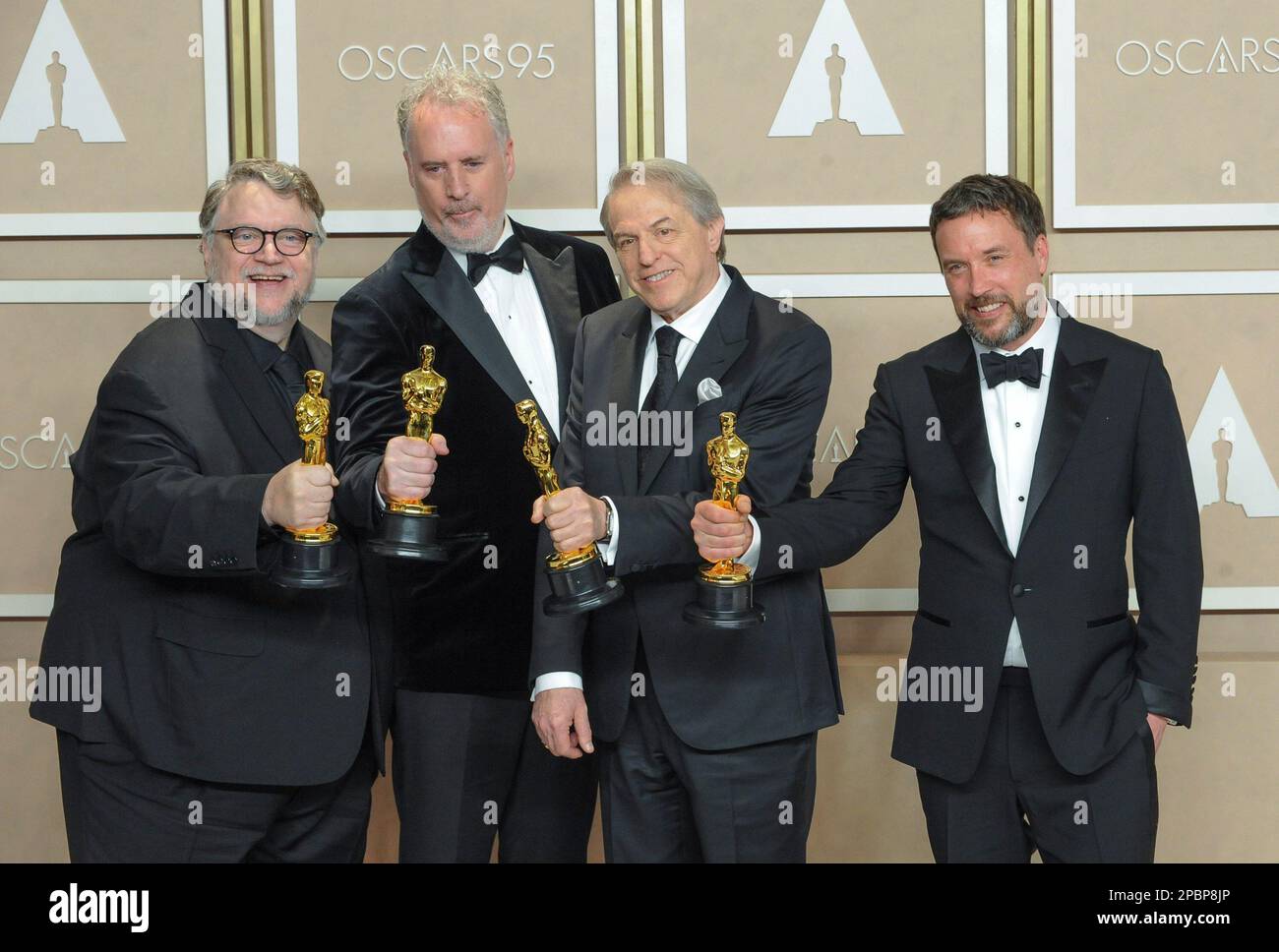 Los Angeles, CA. 12th Mar, 2023. Guillermo del Toro, Mark Gustafson ...
