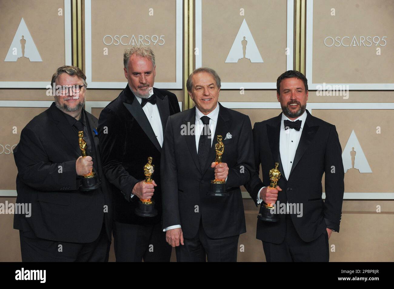 Los Angeles, CA. 12th Mar, 2023. Guillermo del Toro, Mark Gustafson ...