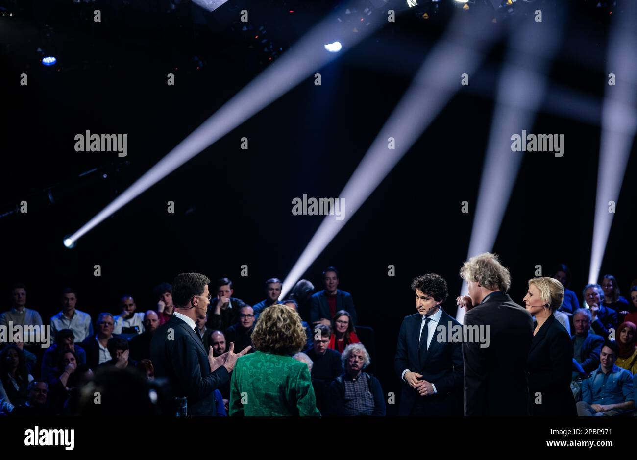 HILVERSUM - Jesse Klaver (Groenlinks), Attje Kuiken (PvdA), Edith ...