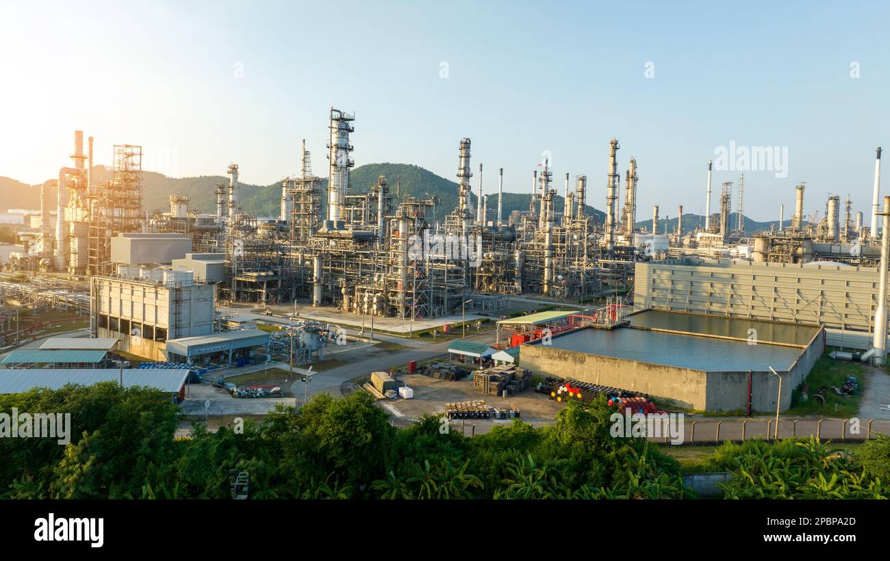 Oil Refinery Gas Chemical Equipment Prodiction import export Concept ...