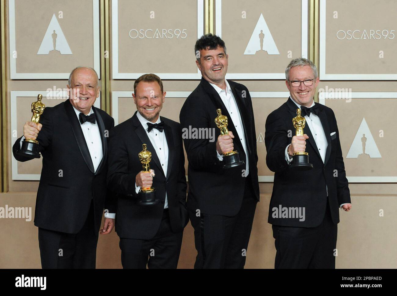 Los Angeles, CA. 12th Mar, 2023. Joe Letteri, Richard Baneham, Eric ...