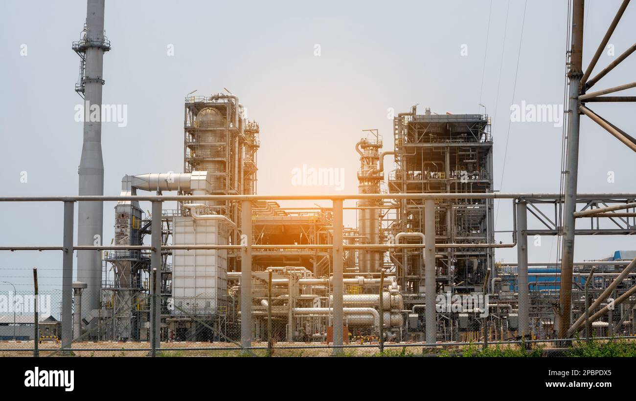Oil Refinery Gas Chemical Equipment Prodiction import export Concept ...