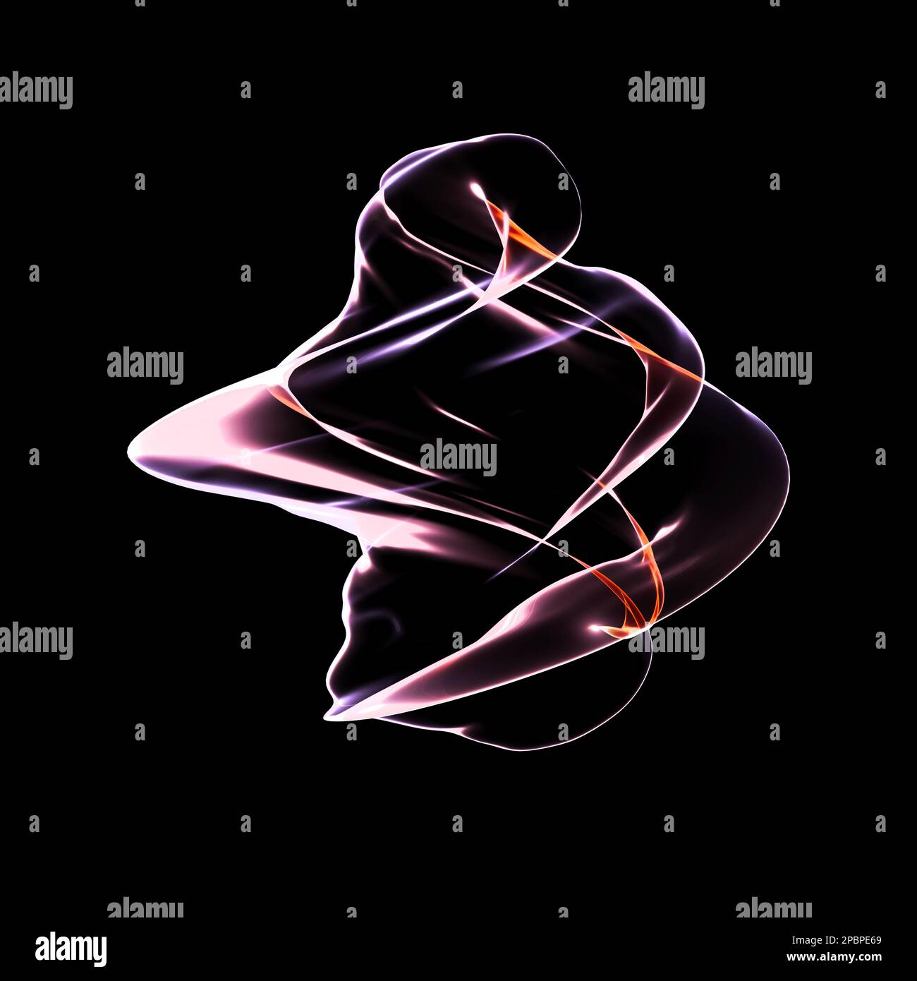 3D red fantasy line background wallpaper. Bright flash. Abstract ...