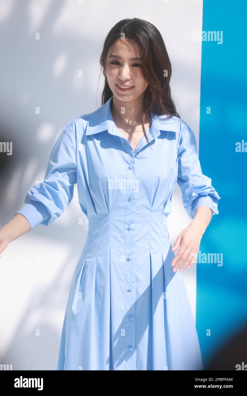 Taiwanese singer and actress Hebe Tien attended a brand activity in ...