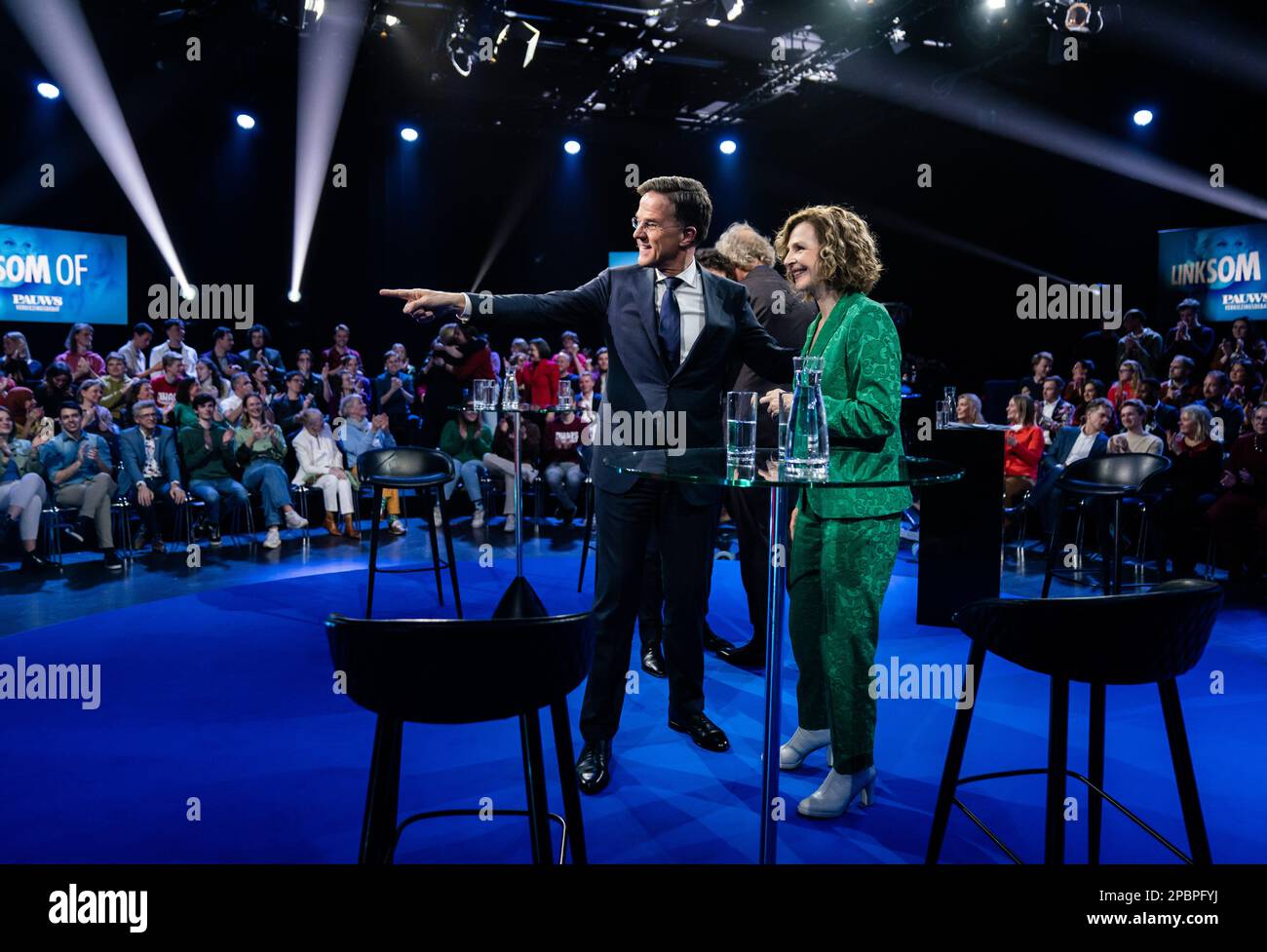 HILVERSUM - Jesse Klaver (Groenlinks), Attje Kuiken (PvdA), Edith ...