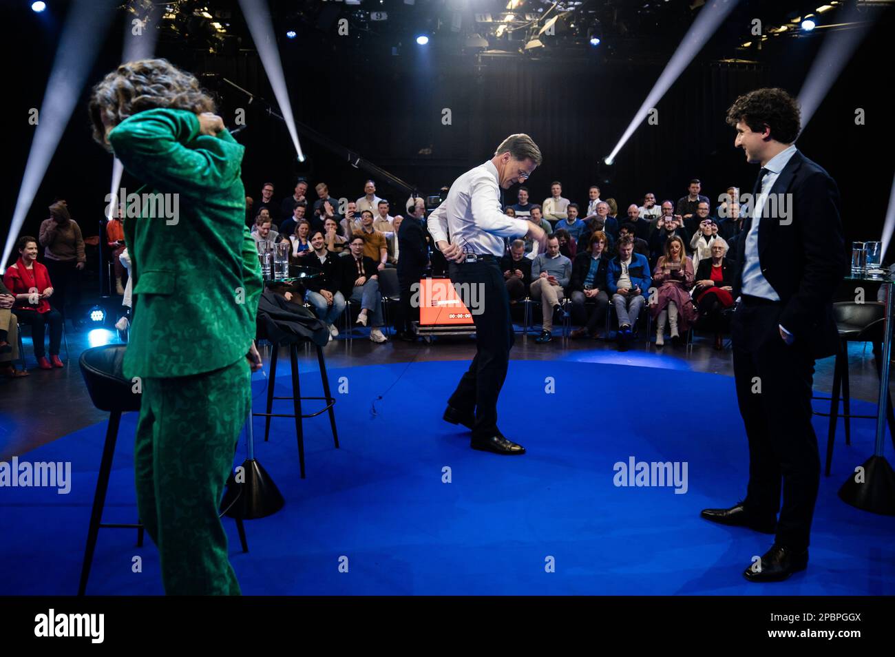 HILVERSUM - Jesse Klaver (Groenlinks), Attje Kuiken (PvdA), Edith ...