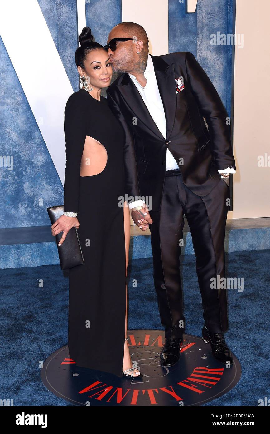 Los Angeles, CA. 12th Mar, 2023. Brandi Padilla, Kenya Barris at the ...