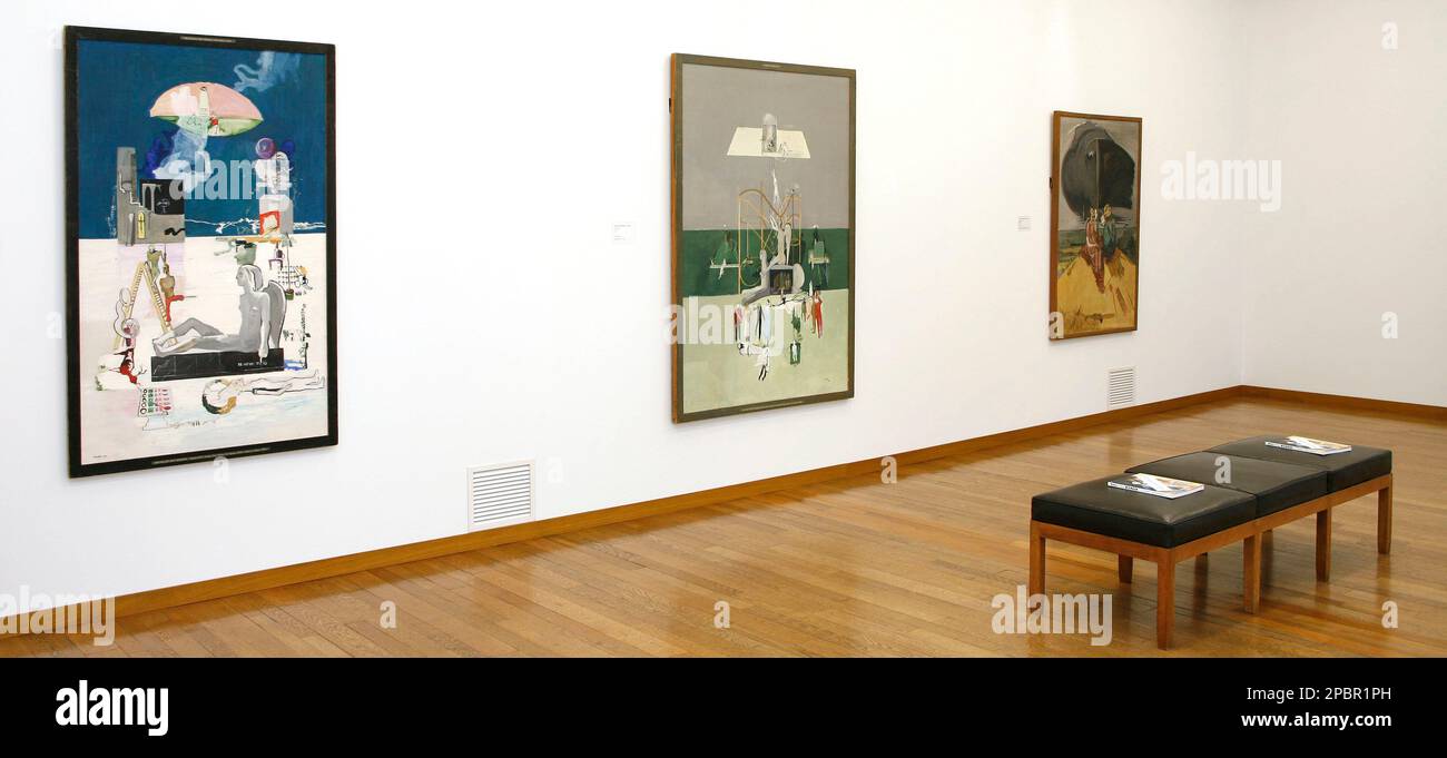 ""All in All" (1934), "Life" (1935) and "Black Flags" (1939), from left ...