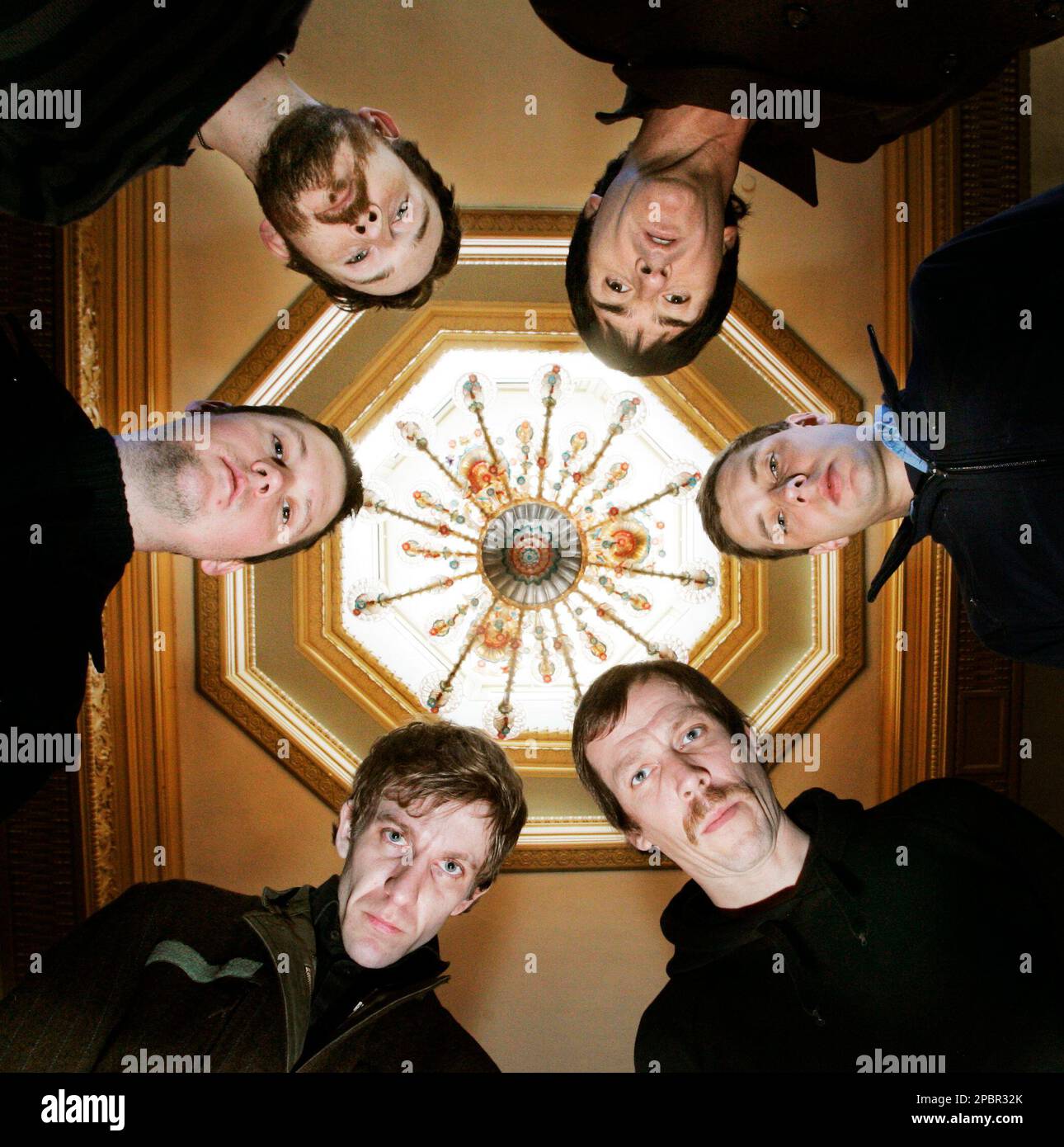 Members of Modest Mouse, clockwise from upper left, Eric Judy (with ...