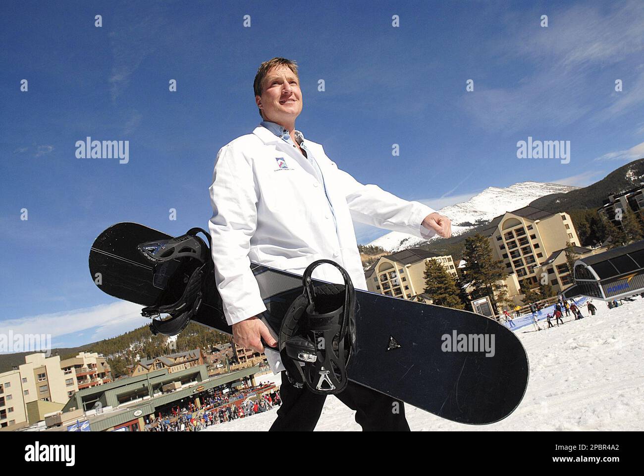 Dr. Tom Hackett, of the Steadman Hawkins Clinic in Summit County, Colo ...