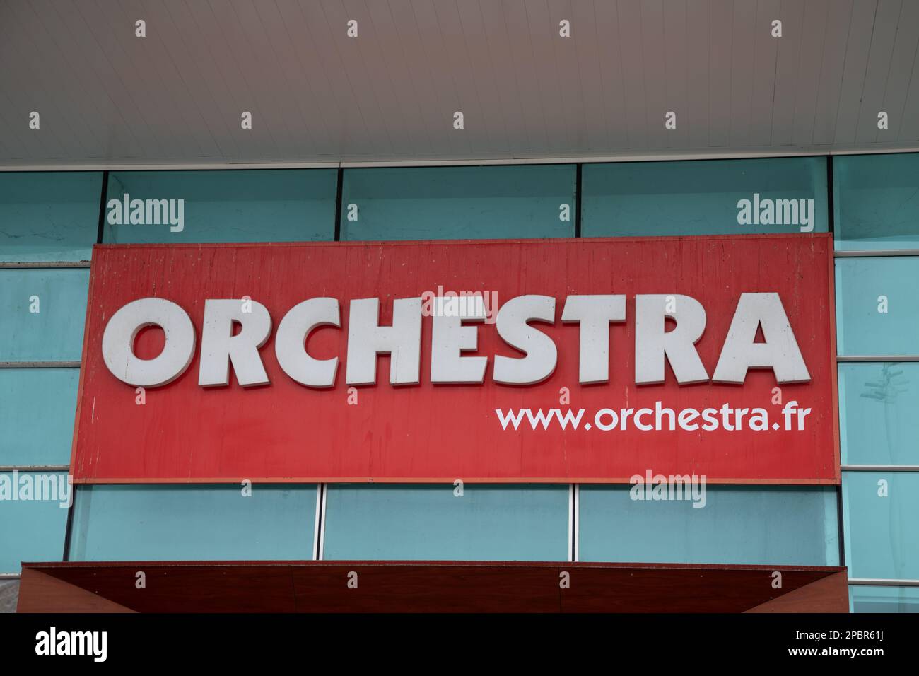 Bordeaux , Aquitaine France - 02 25 2023 : orchestra text sign and logo ...