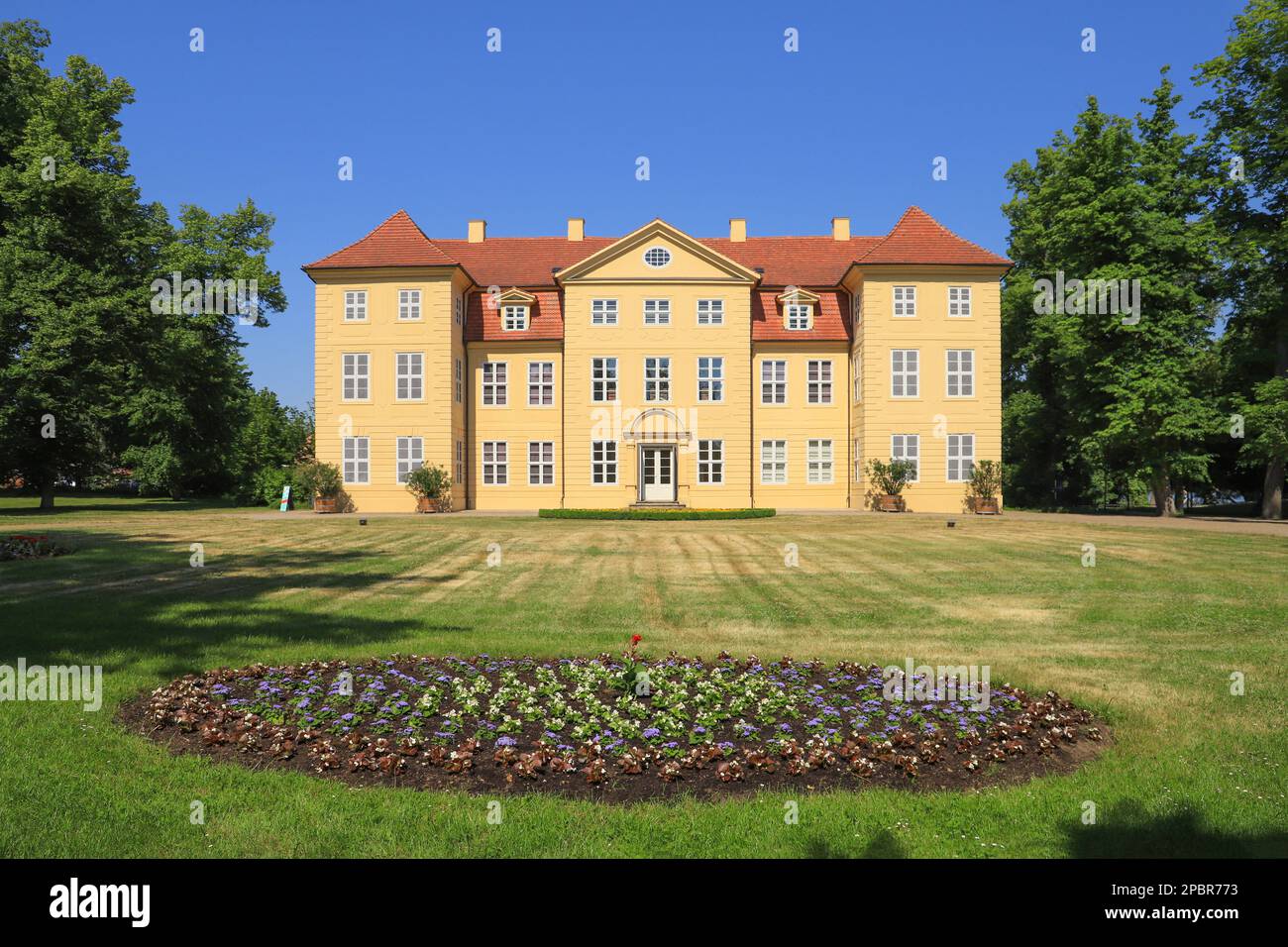 Mirow Castle in Mirow, Mecklenburg lake plateau, Mecklenburg-West ...
