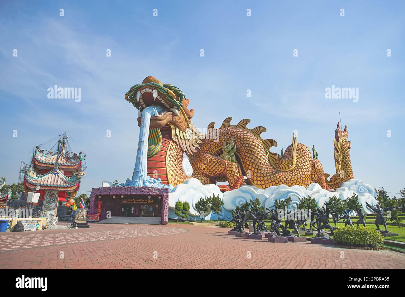 Suphan Buri, Thailand - December 11, 2022: Landscape scene of Heavenly ...