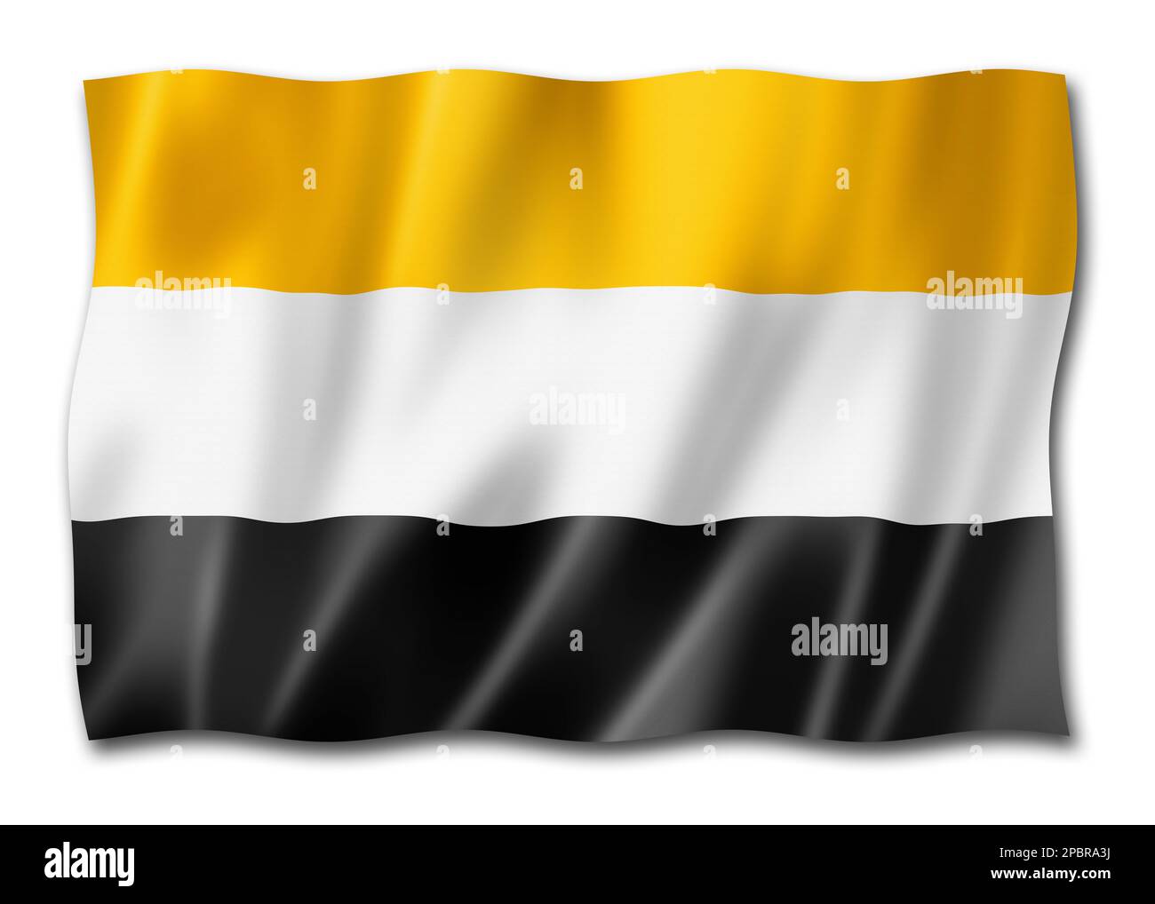 Garifuna people ethnic flag, South America. 3D illustration Stock Photo ...