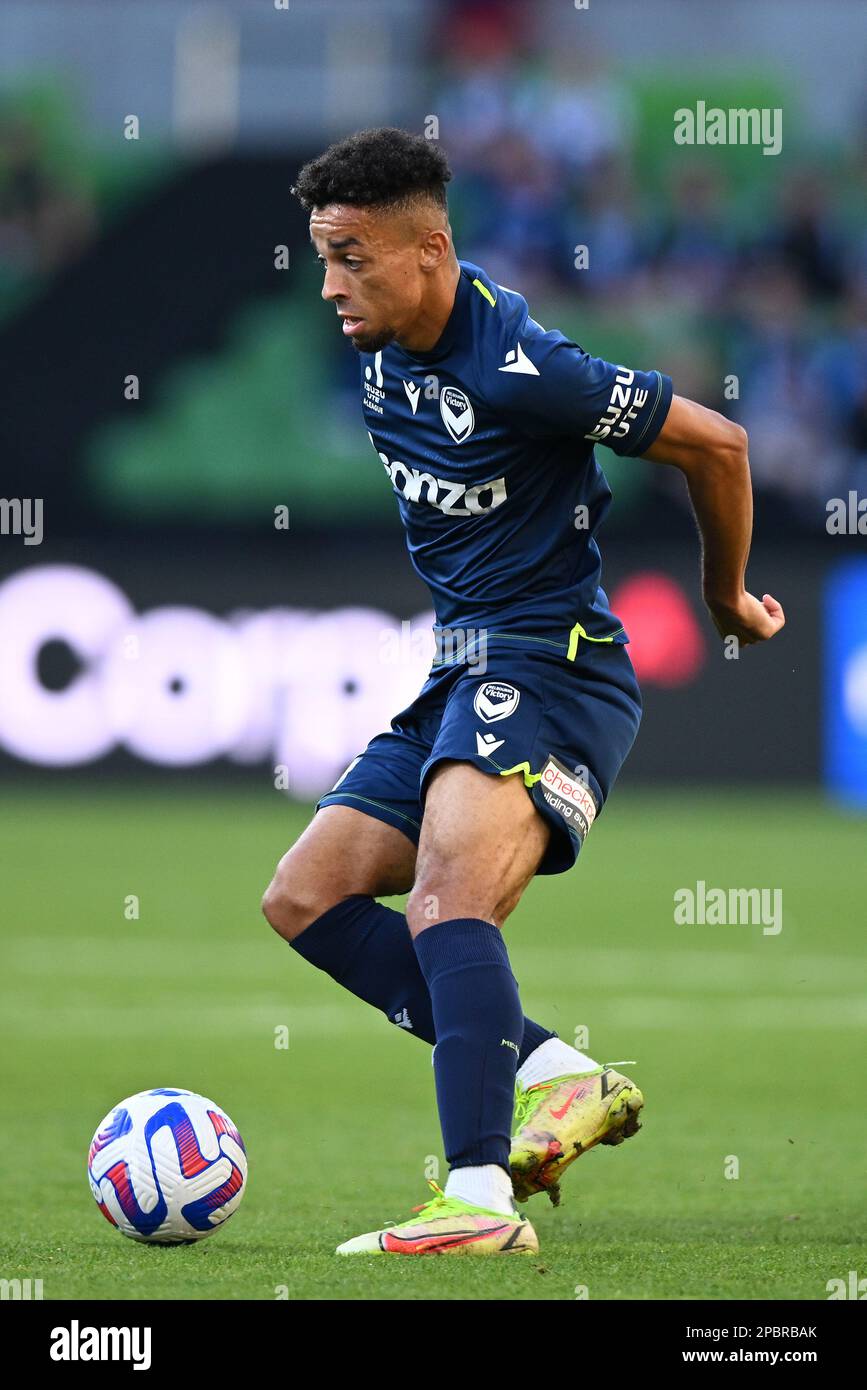 Ben Folami of Melbourne Victory in action during the A-League Men's ...