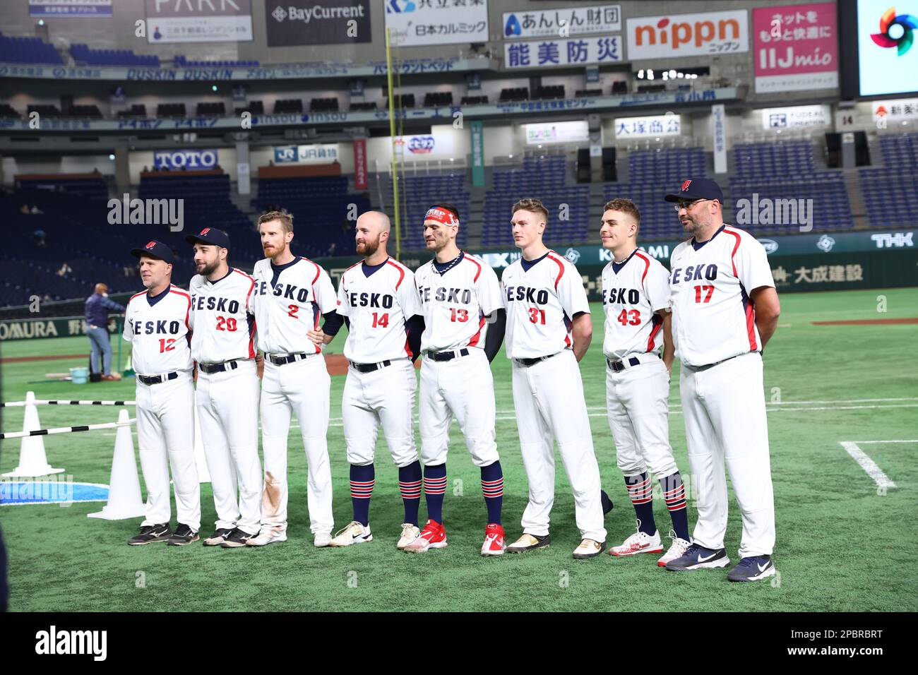 Tokyo, Japan. 13th Mar, 2023. Czech Republic team group (CZE) Baseball ...