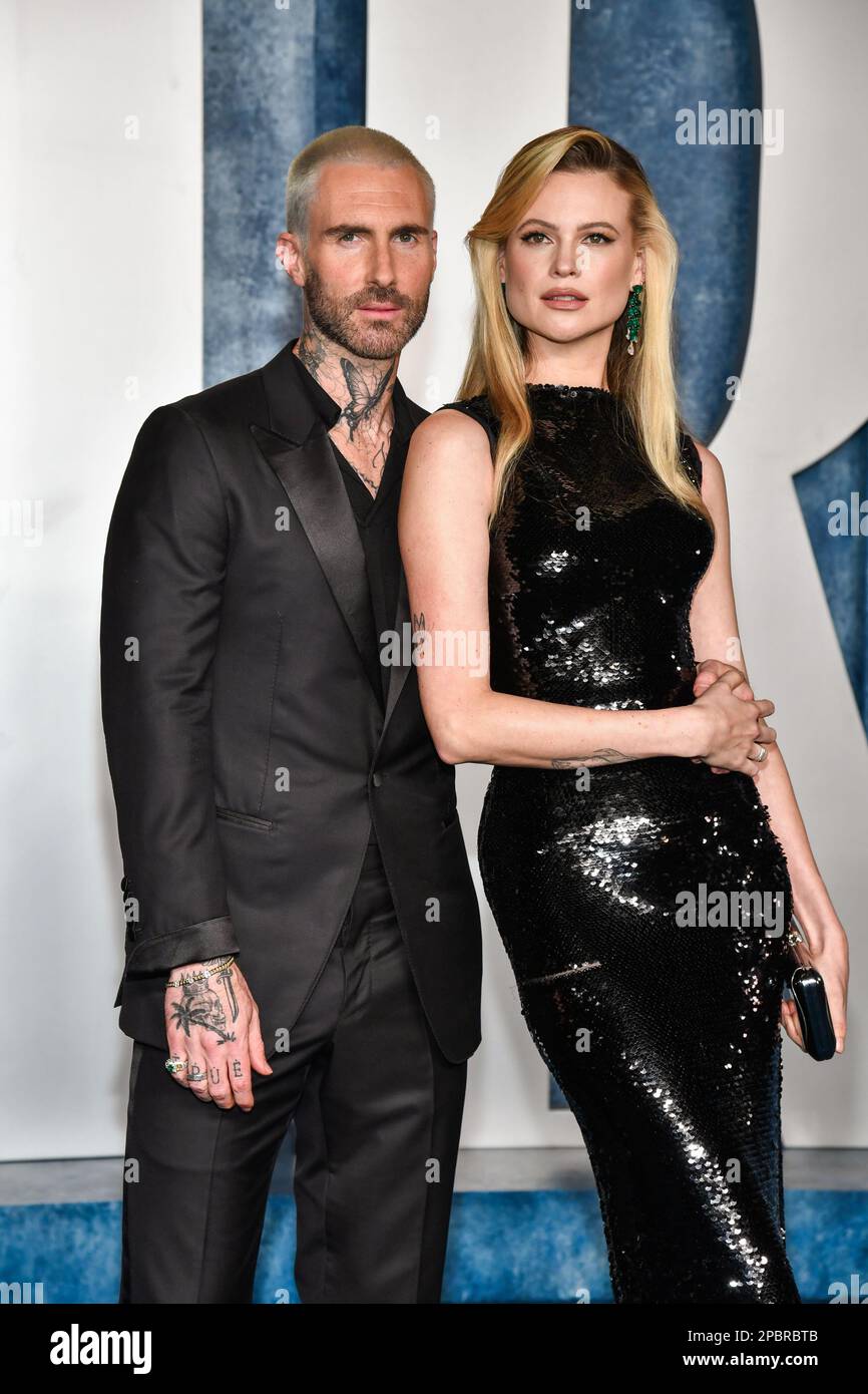 Beverly Hills, USA. 13th Mar, 2023. Adam Levine and Behati Prinsloo ...