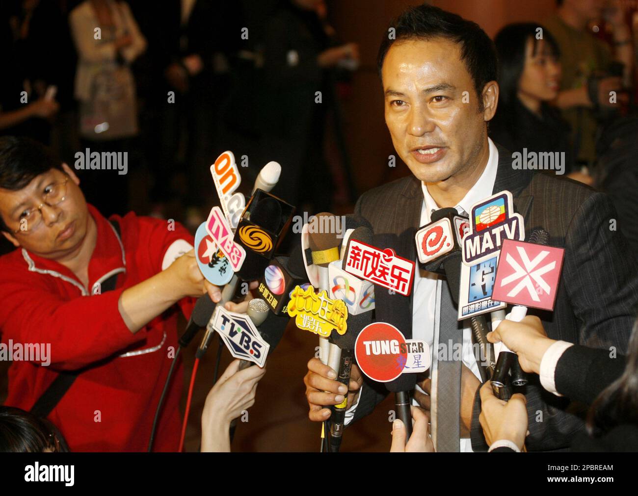 Hong Kong actor Simon Yam attends the opening ceremony of the 31st Hong ...