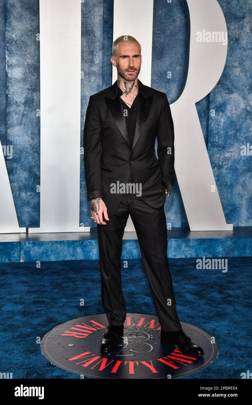 Adam Levine Black Suit