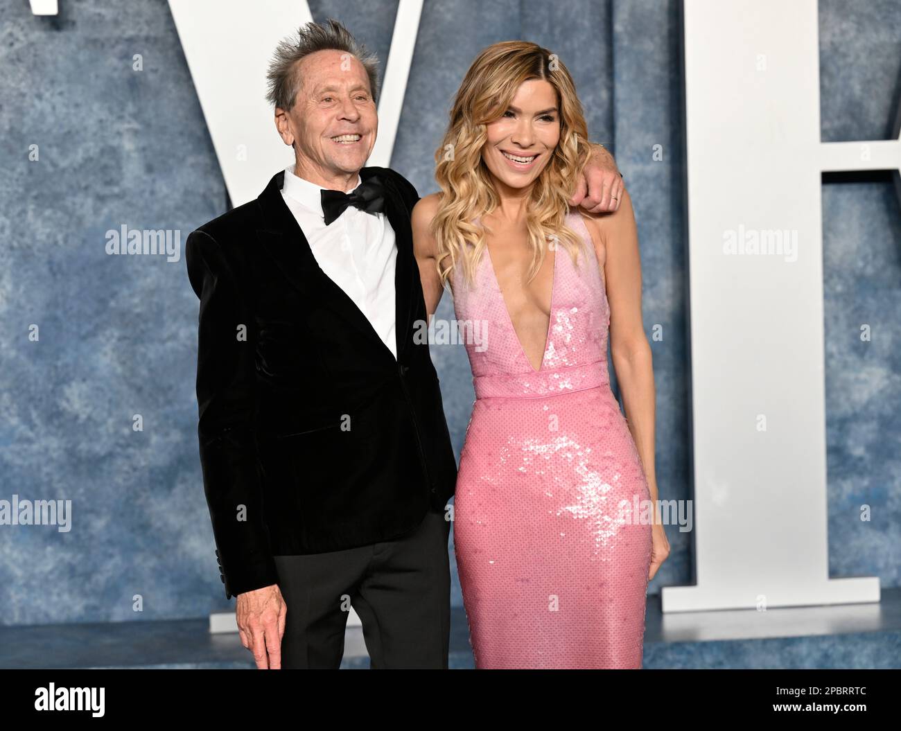 Brian Grazer, left, and Veronica Smiley arrive at the Vanity Fair Oscar ...