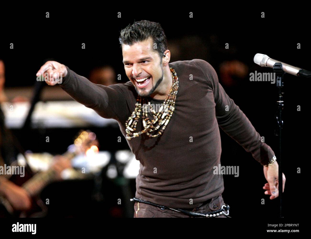 ** FILE ** Puerto Rican singer Ricky Martin performs during the ...