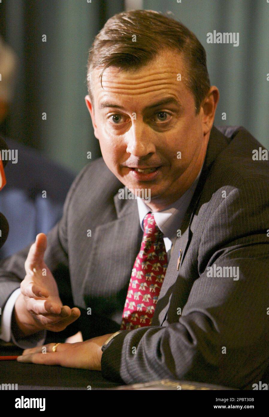 ** FILE ** Republican National Committee Chairman Ed Gillespie, speaks ...