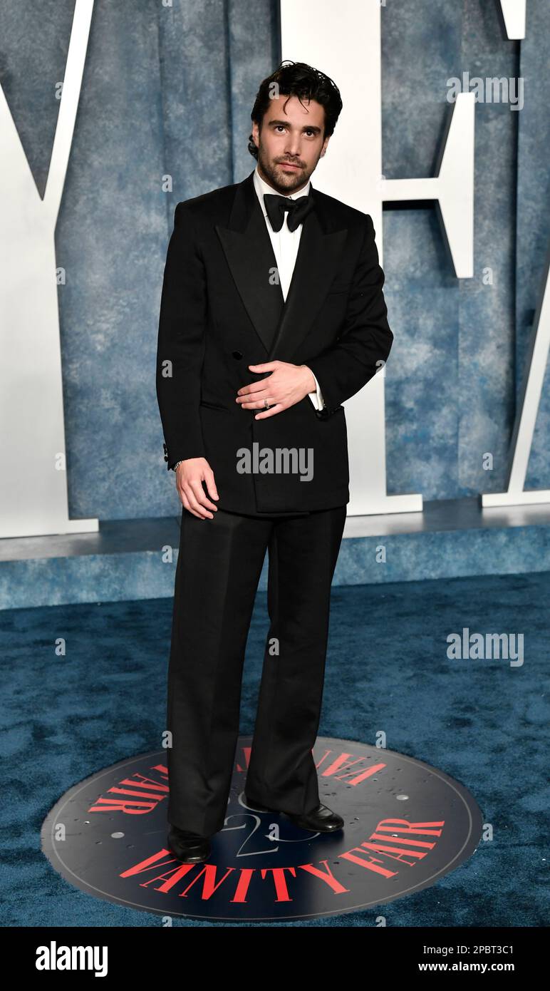 Fabien Joseph Frankel arrives at the Vanity Fair Oscar Party on Sunday ...