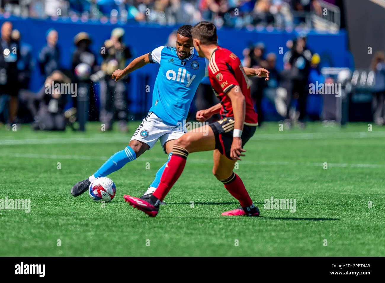 Charlotte, North Carolina, USA. 11th Mar, 2023. Charlotte FC Defender ...