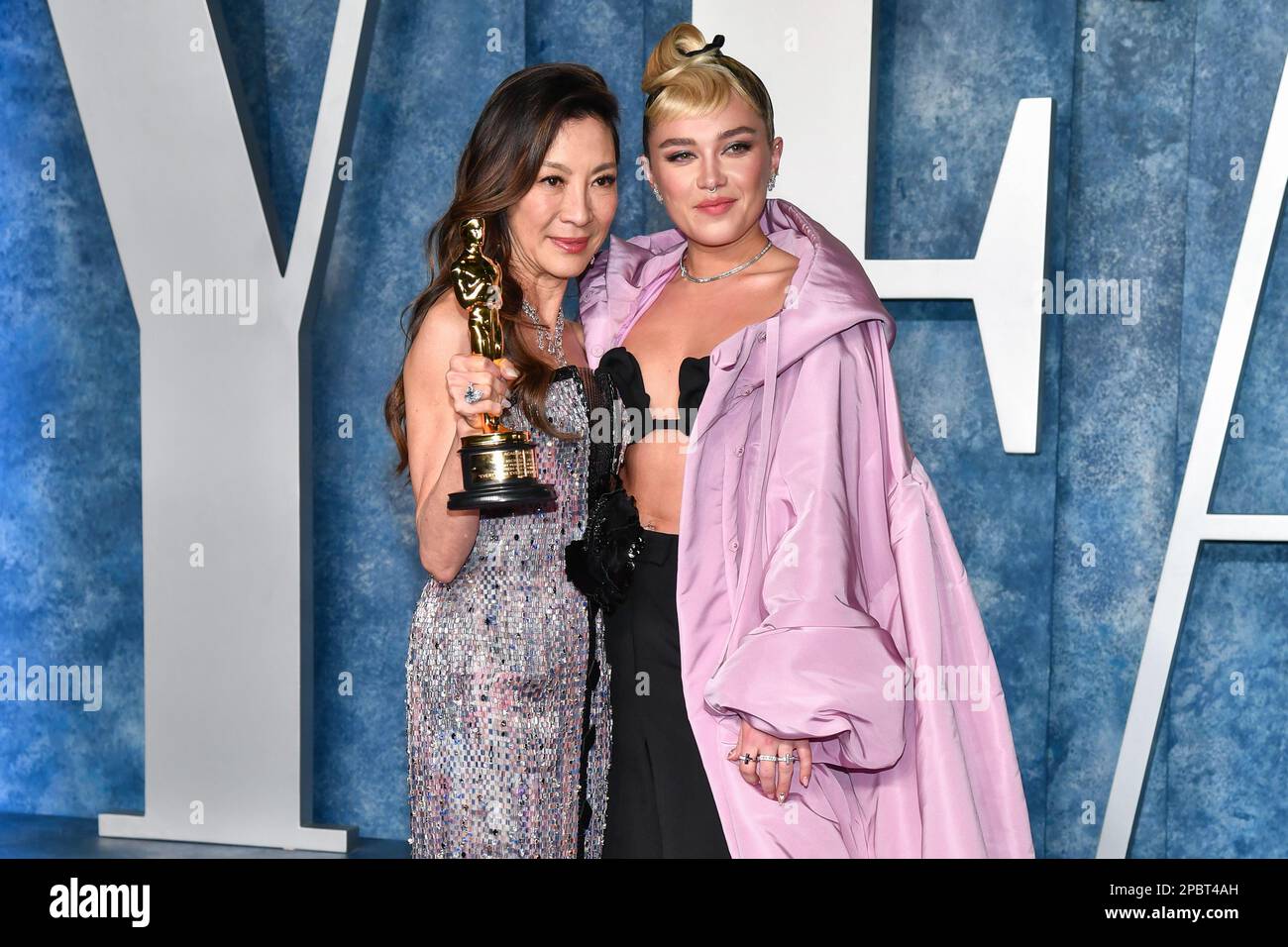 Beverly Hills, USA. 13th Mar, 2023. Michelle Yeoh and Florence Pugh ...