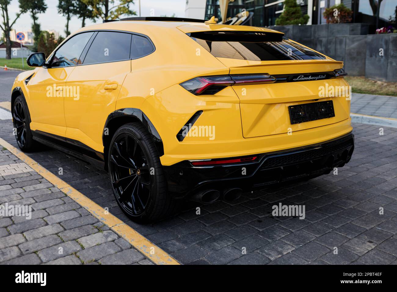 Minsk, Belarus, March 2023 - LAMBORGHINI URUS Superfast sports car ...