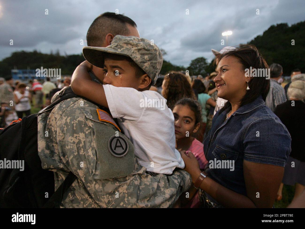 Crying Soldiers Coming Home From War