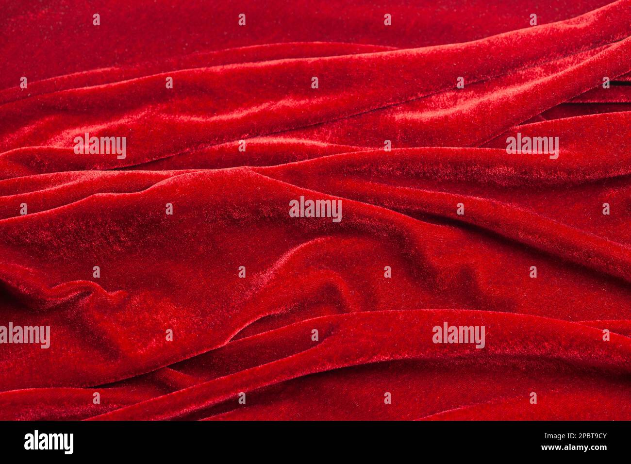 Red velvet background close up Stock Photo - Alamy