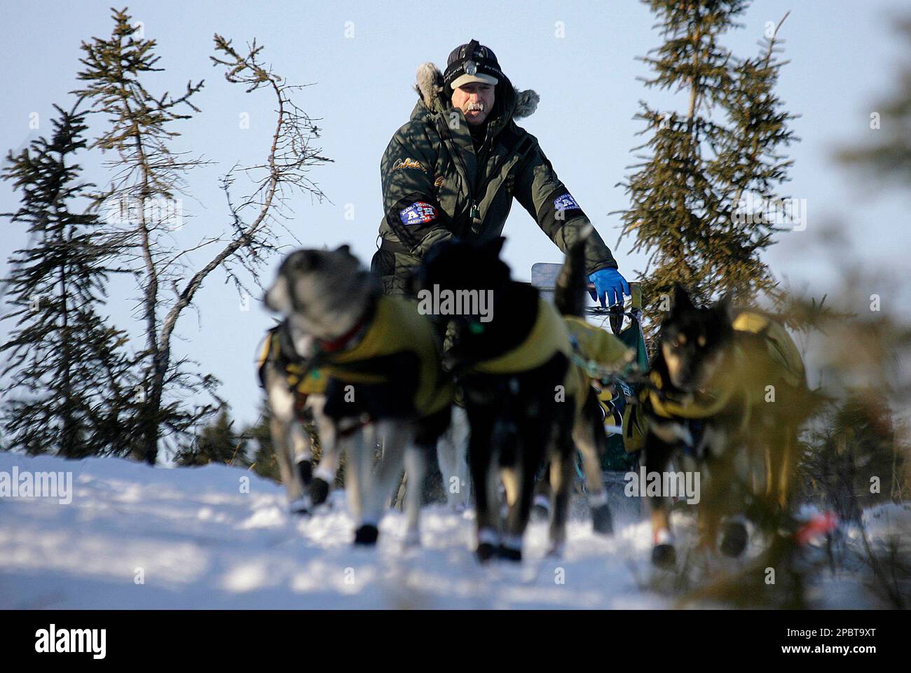 Four-time Iditarod Trail Sled Dog Race champion Jeff King, of Denali ...