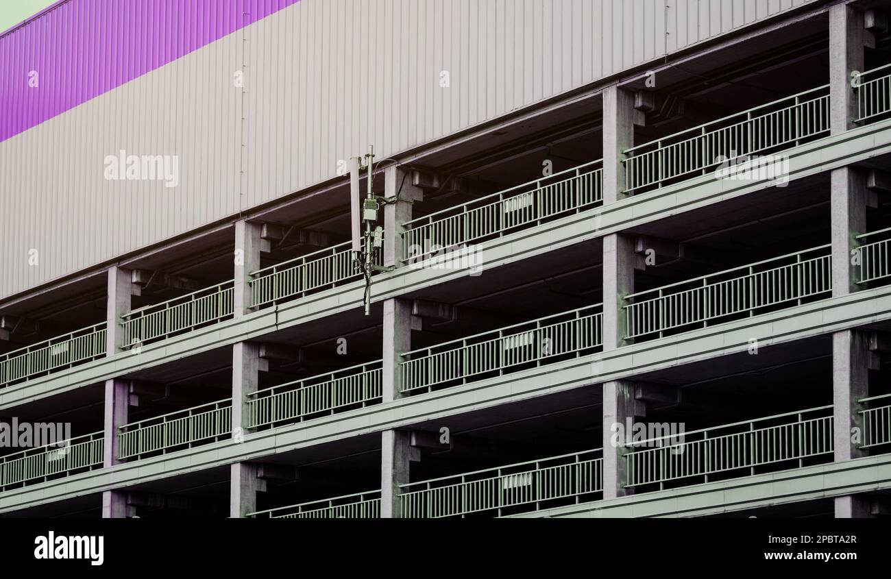 Modern multi-level parking for cars. Parking lot garage Stock Photo - Alamy