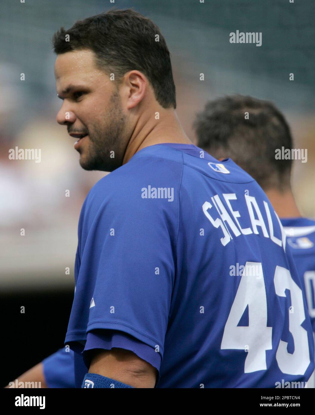 Kansas City Royals Ryan Shealy is seen during Cactus League spring ...