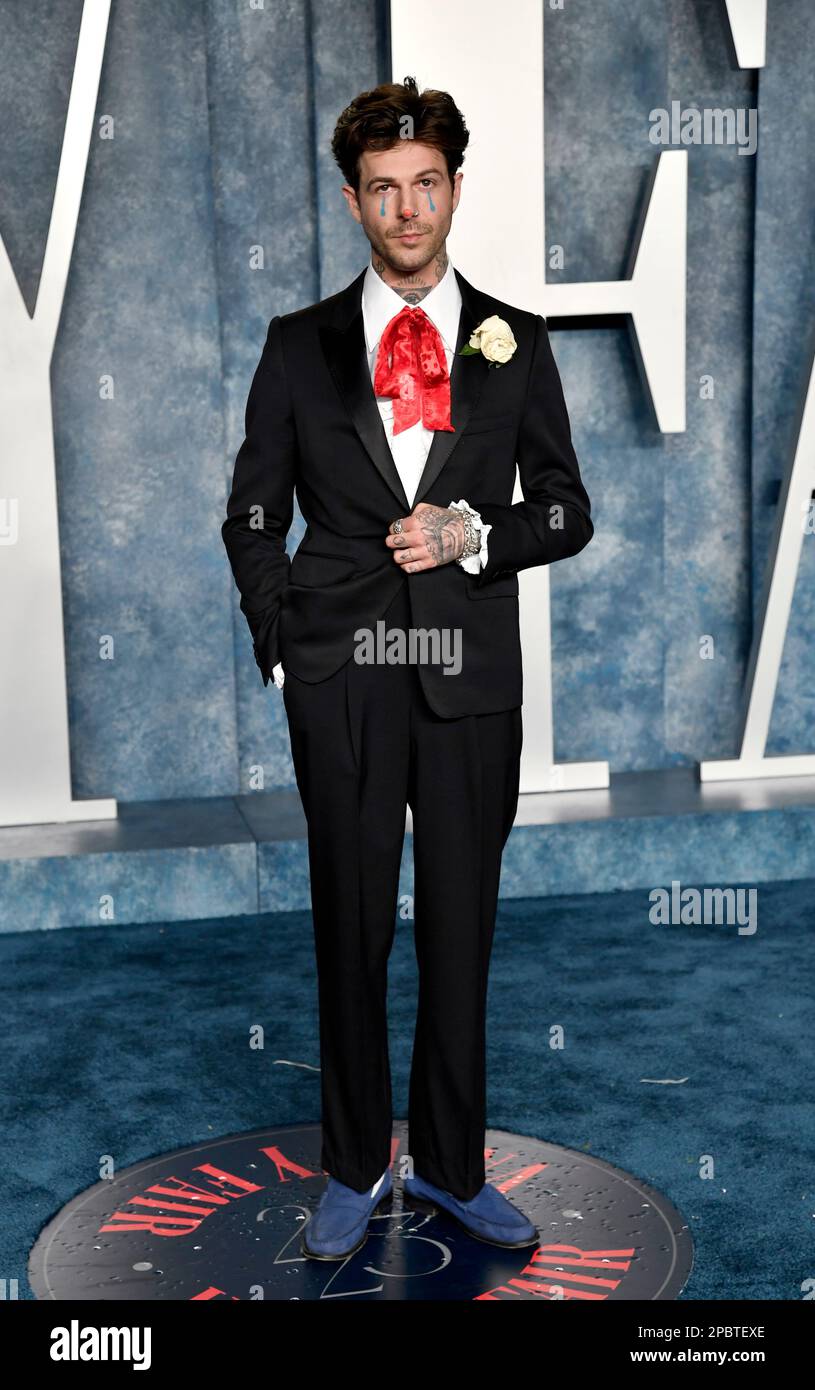 Jesse Rutherford arrives at the Vanity Fair Oscar Party on Sunday ...
