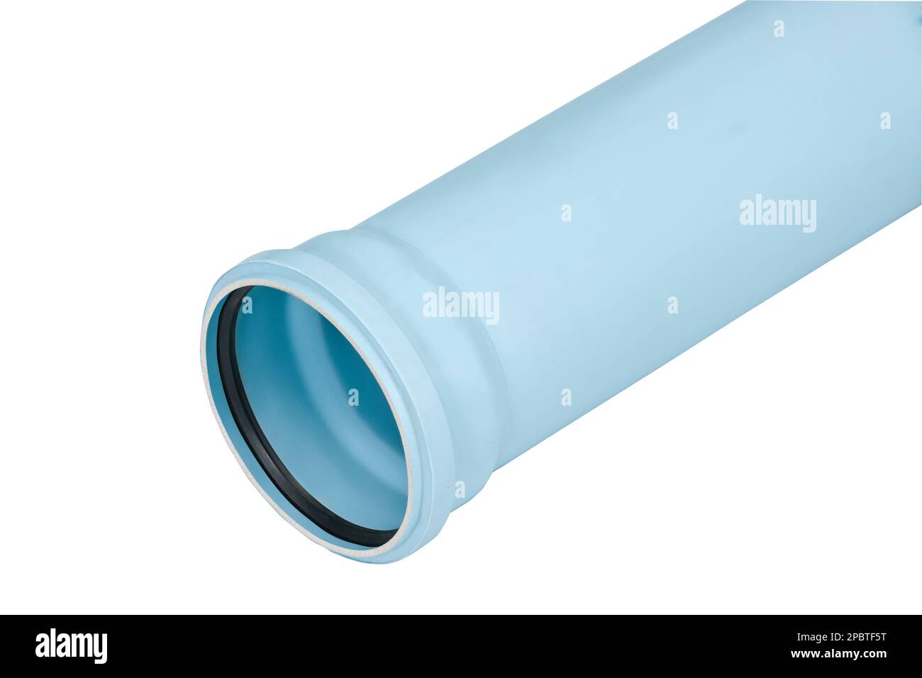 Bunches of PVC pipe sitting on palets at a wholesale pipe store Stock ...